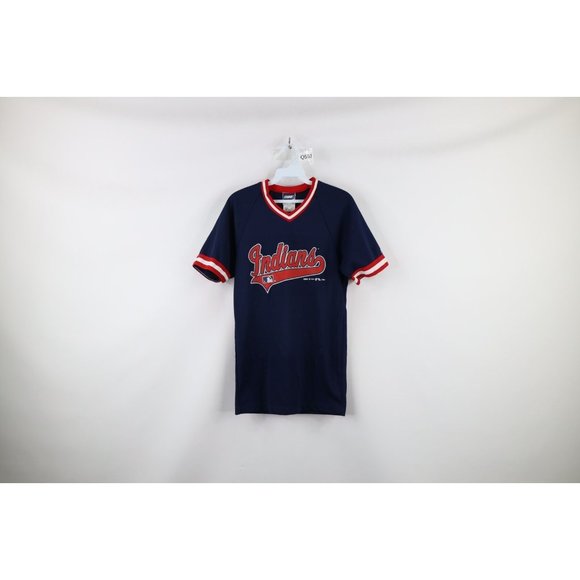 Vintage | Shirts | Vintage 9s Mens Small Einar Diaz Cleveland Indians ...